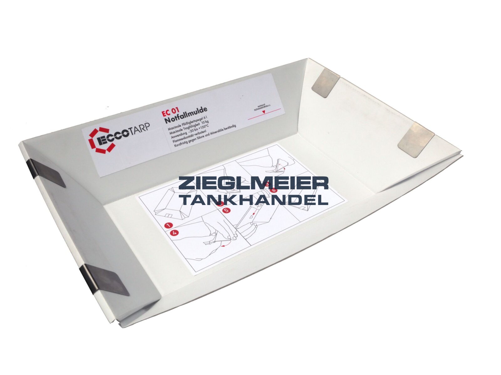 Faltbare Notfallmulde EC 01 | Notfall-Auffangwanne (5 St.)