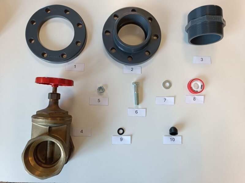 FlexiTainer Anschluß Set 4" – Flexible Entnahme leicht gemacht, 583,10